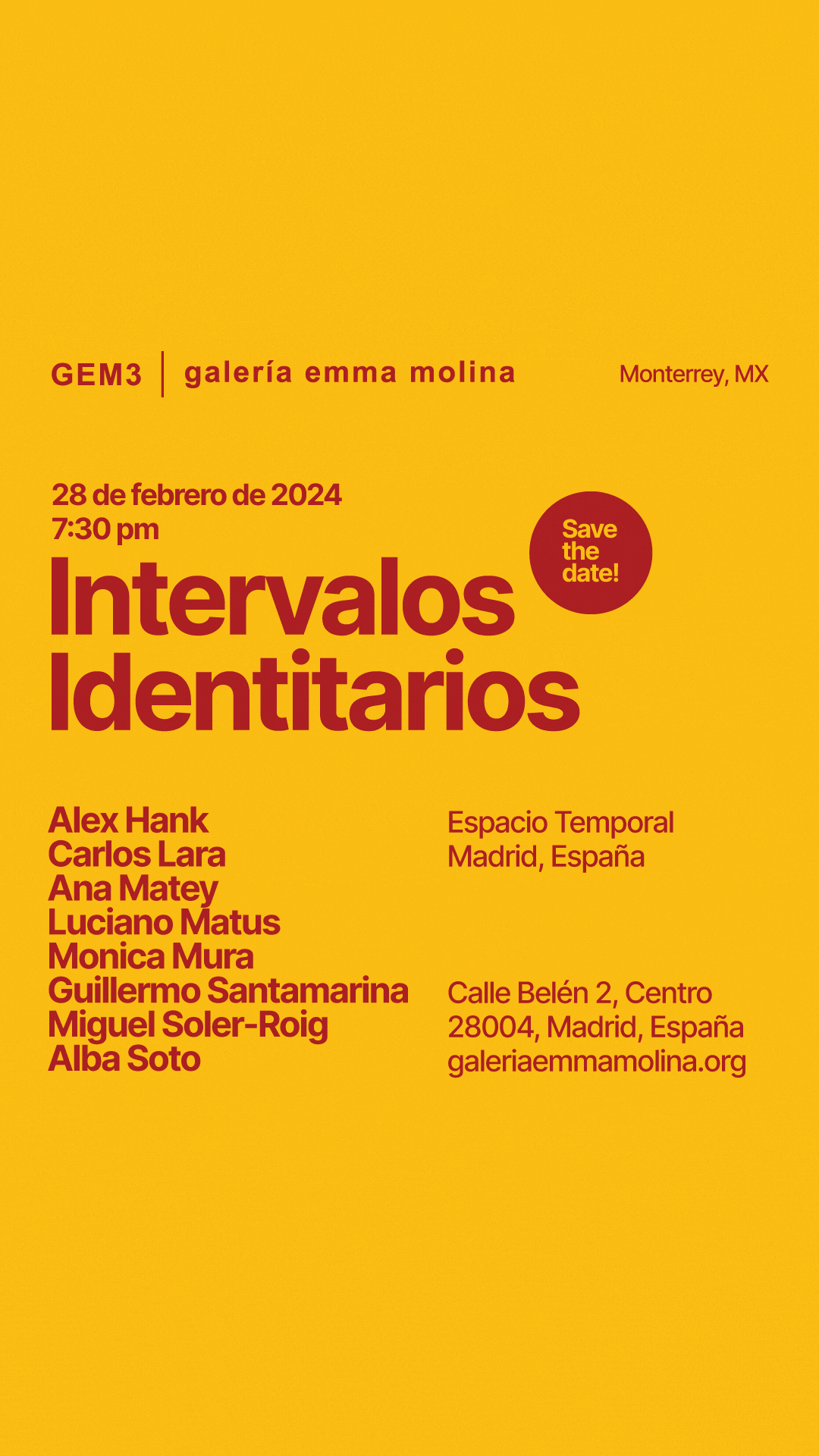 Galería de Arte en Monterrey, México - Galería Emma Molina - GEM3
